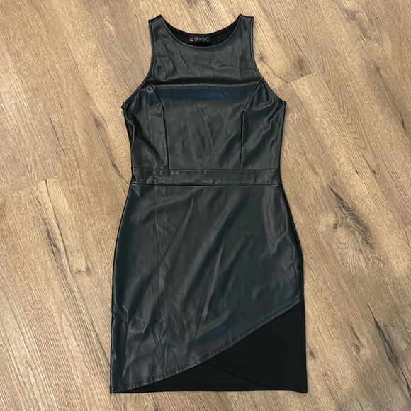 bodyc | Dresses | Bodyc Black Leather Dress | Poshmark